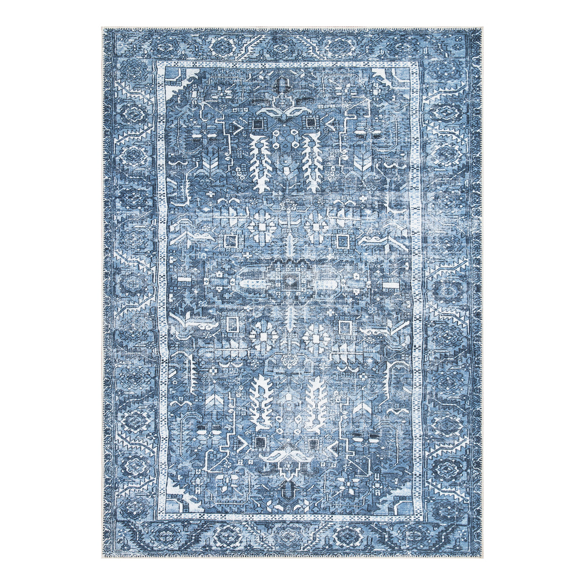 Traditional Persian Blue Rug – Bloom Rugs