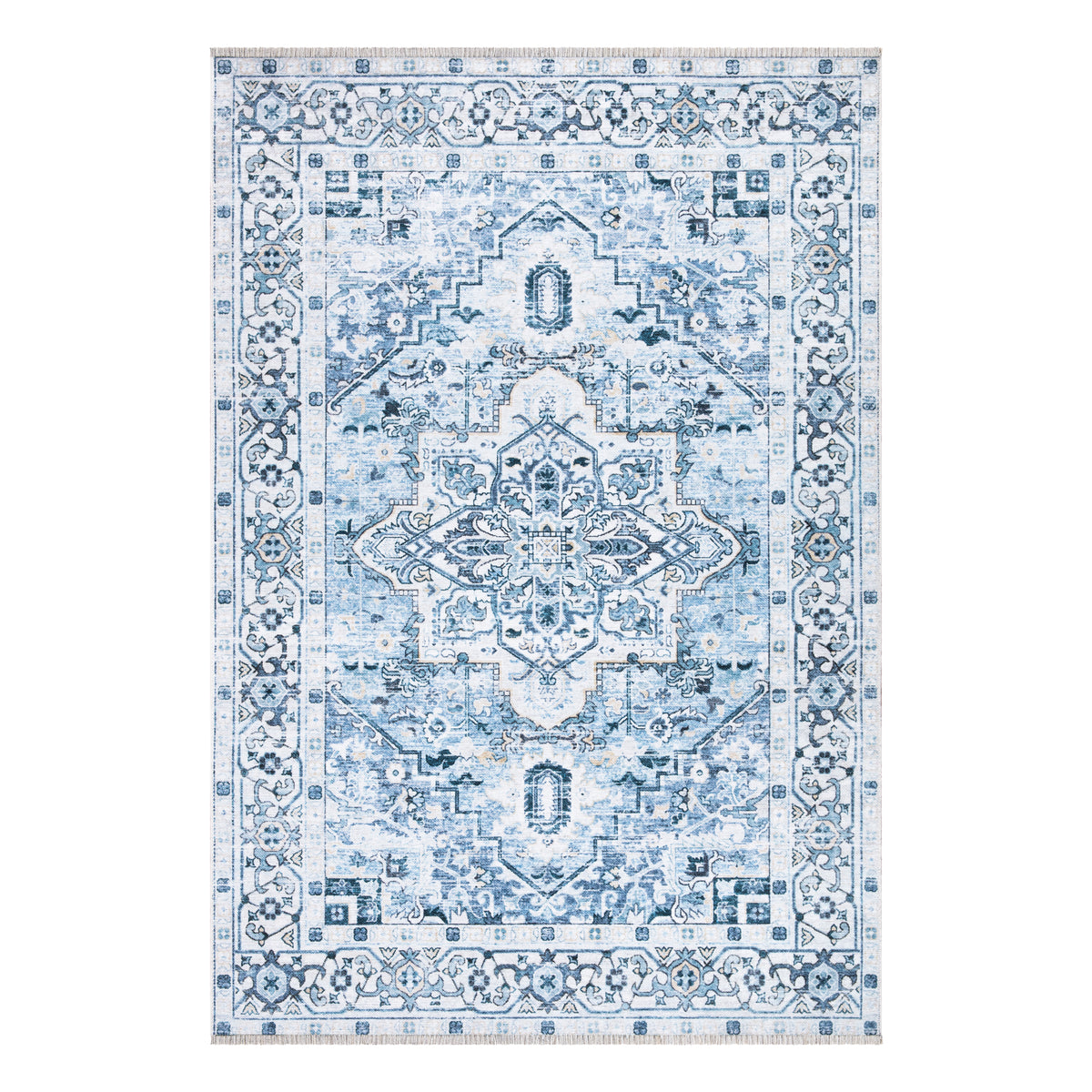 Traditional Persian Blue Rug – Bloom Rugs