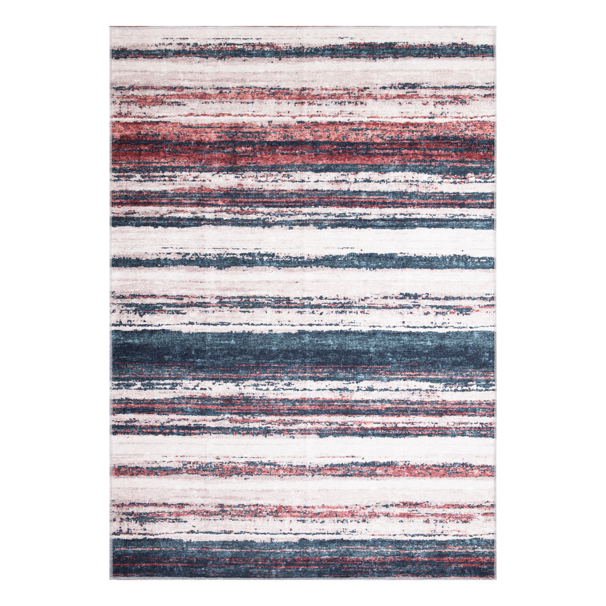 Washable Non-Slip Modern Ombre Cream Multicolor Area Rug – Bloom Rugs